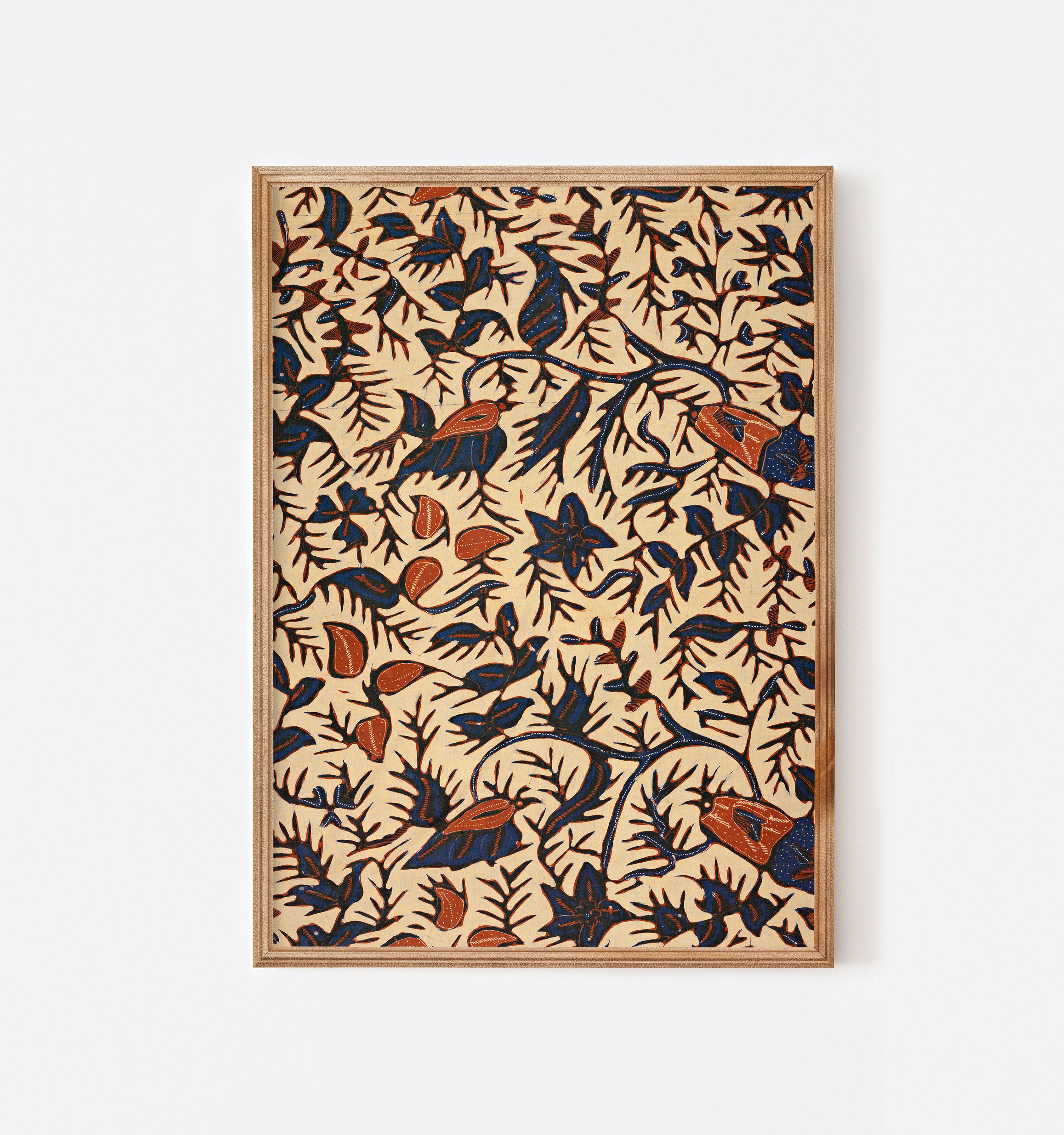 Batik Wall Art Downloadable Print Traditional Tribal Pattern - Etsy