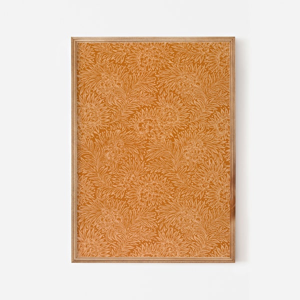 Ochre Wallpaper - Etsy