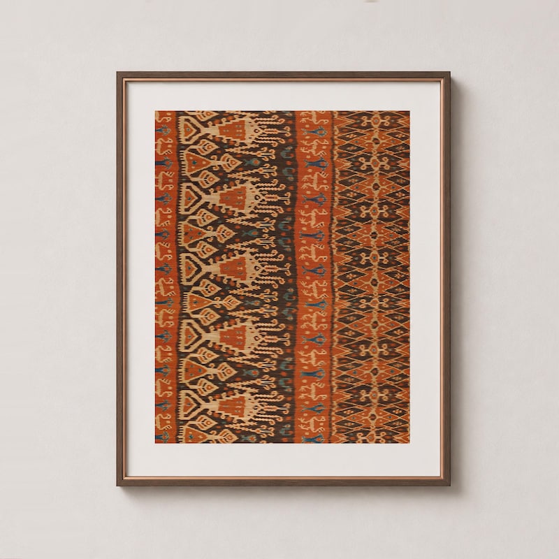Japanese Batik Wall Art - Etsy