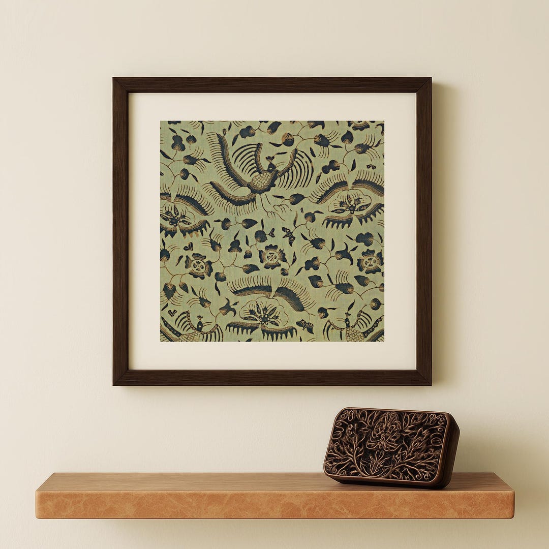 Traditional Batik Indonesian Wall Decor Downloadable Print - Printable ...