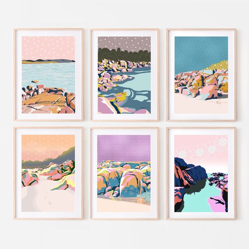 Printable Art Set of 3 Downloadable Prints Landscape 8x10 - Etsy