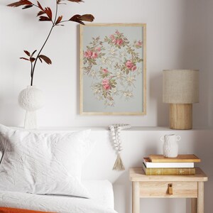 Vintage Rose Painting Shabby Chic Decor Downloadable Print Printable ...