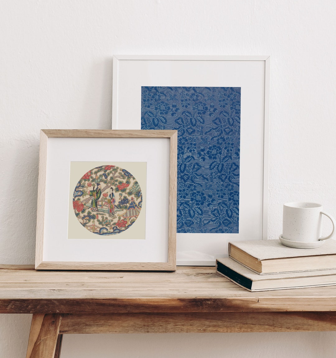 Square Textile Tapestry Matching Pair Printable Artwork - Etsy