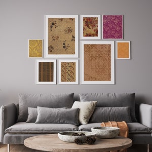 African Tribal Artwork Fabric Wall Art Downloadable Print - Etsy