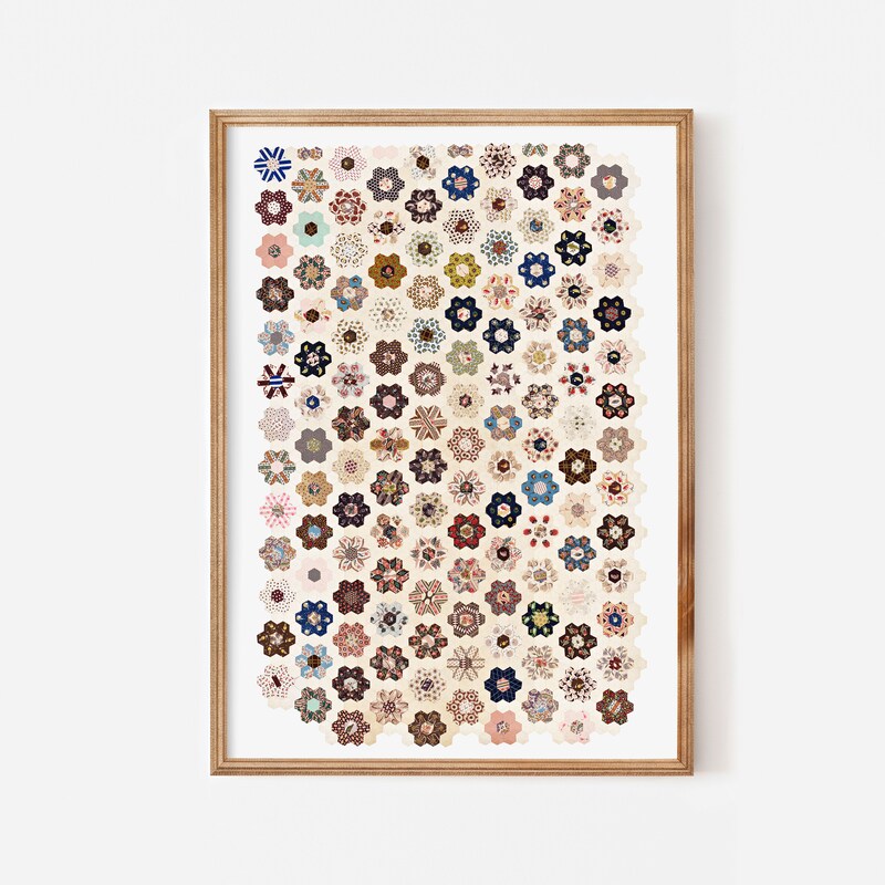 Patchwork Wall Art - Etsy