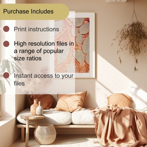 Fall Prints Burnt Orange Wall Art Downloadable Autumn - Etsy