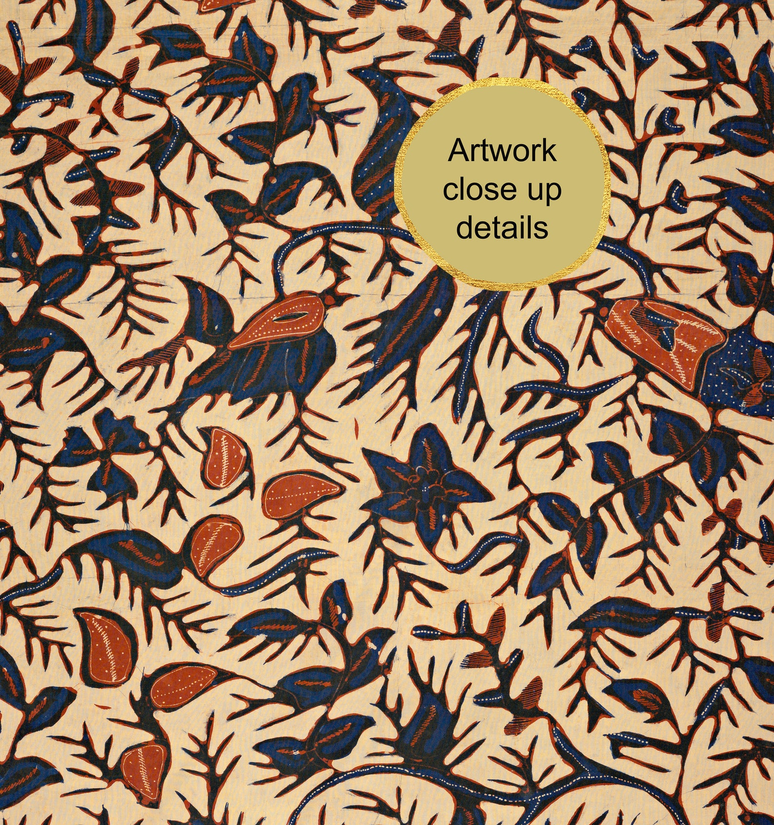 Batik Wall Art Downloadable Print Traditional Tribal Pattern - Etsy