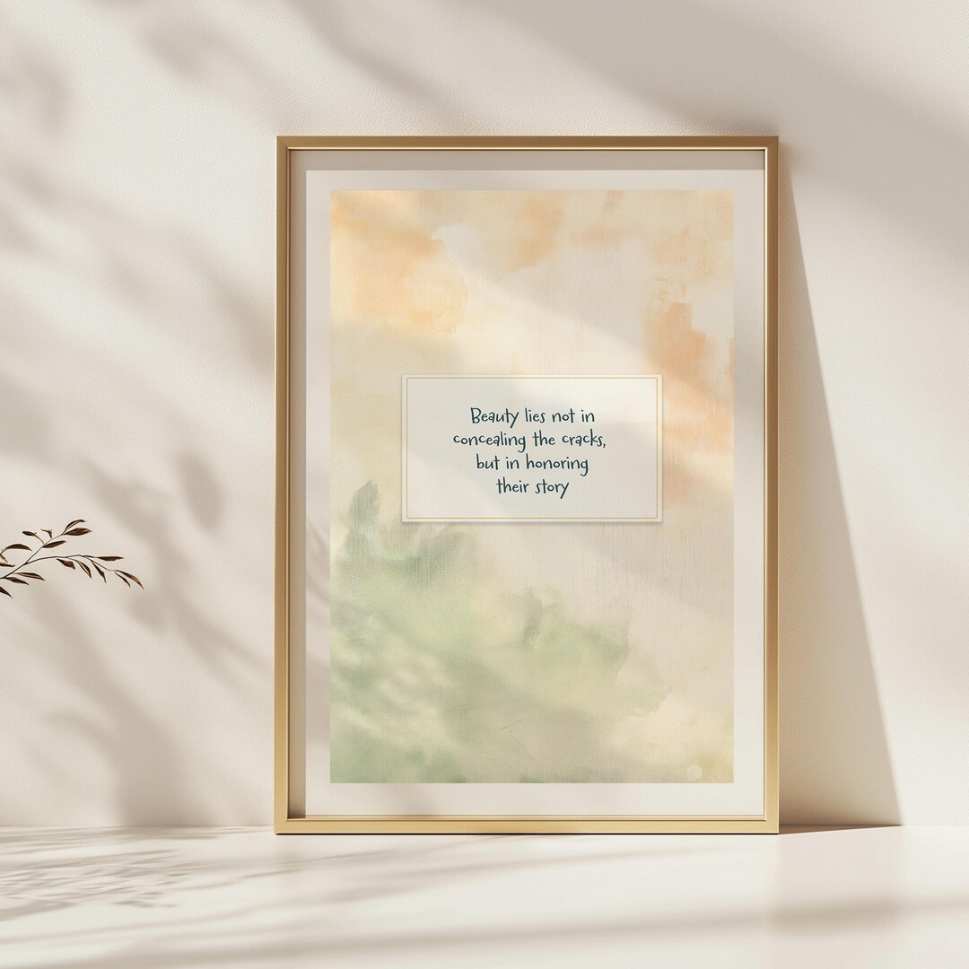 Encouragement Watercolor Quote Print Digital Download – 'beauty Lies in ...