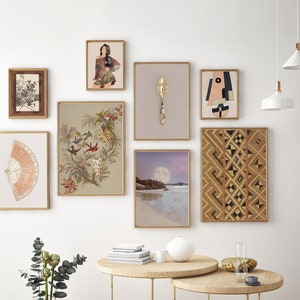 African Tribal Artwork Fabric Wall Art, Downloadable Print, Vintage ...