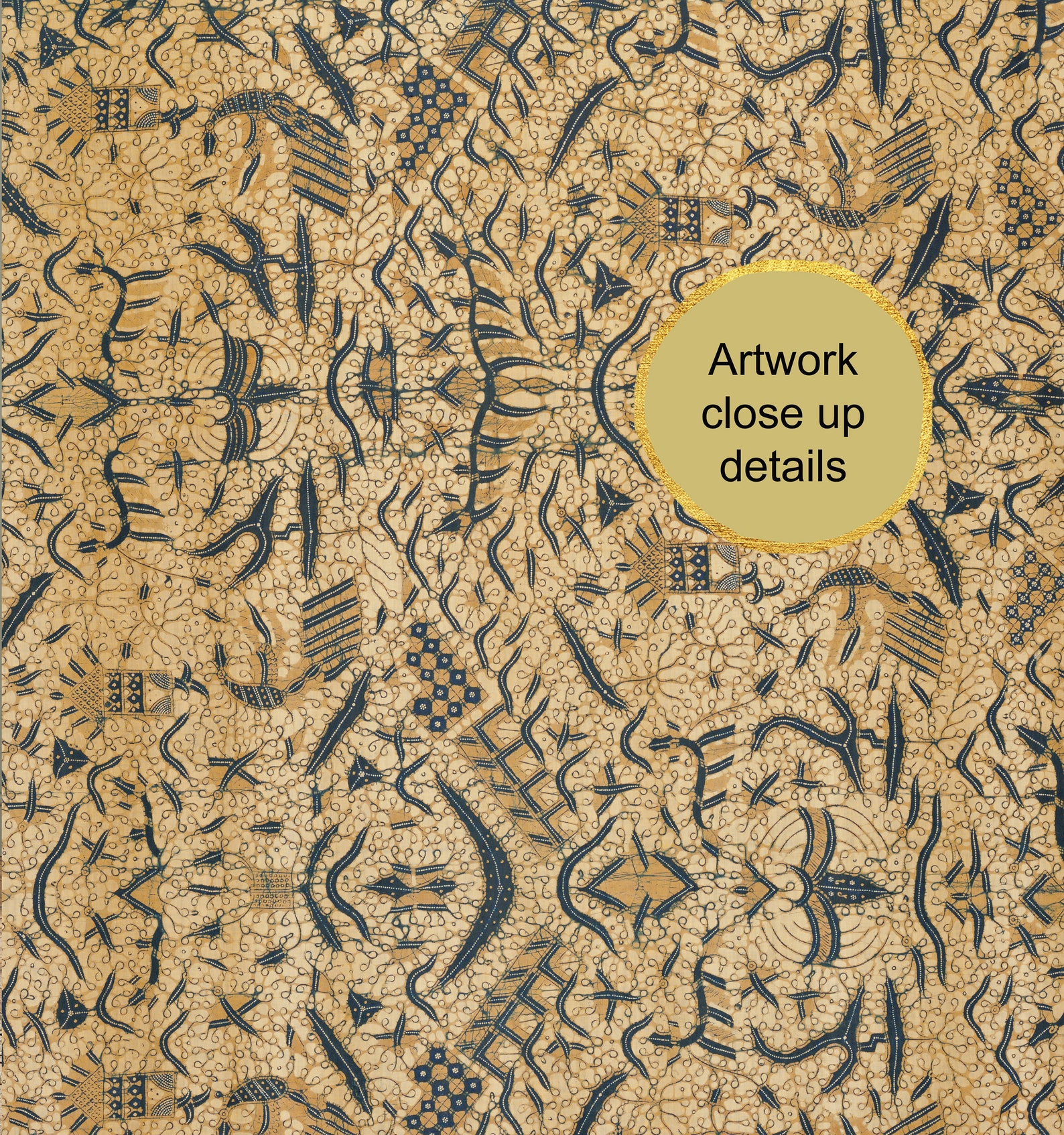 Tan Batik Pattern Textile Downloadable Print Printable - Etsy