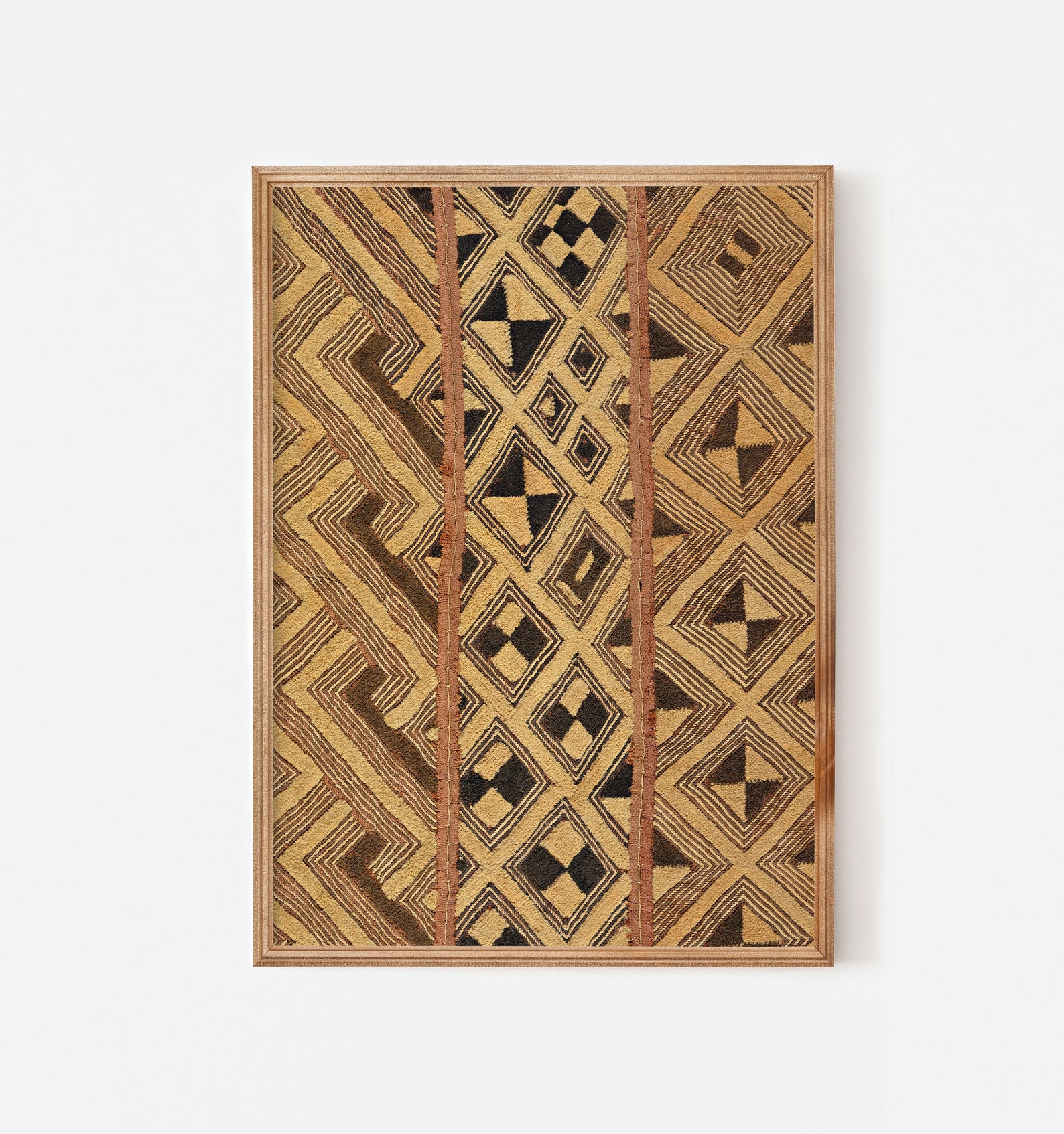 African Tribal Artwork Fabric Wall Art Downloadable Print - Etsy