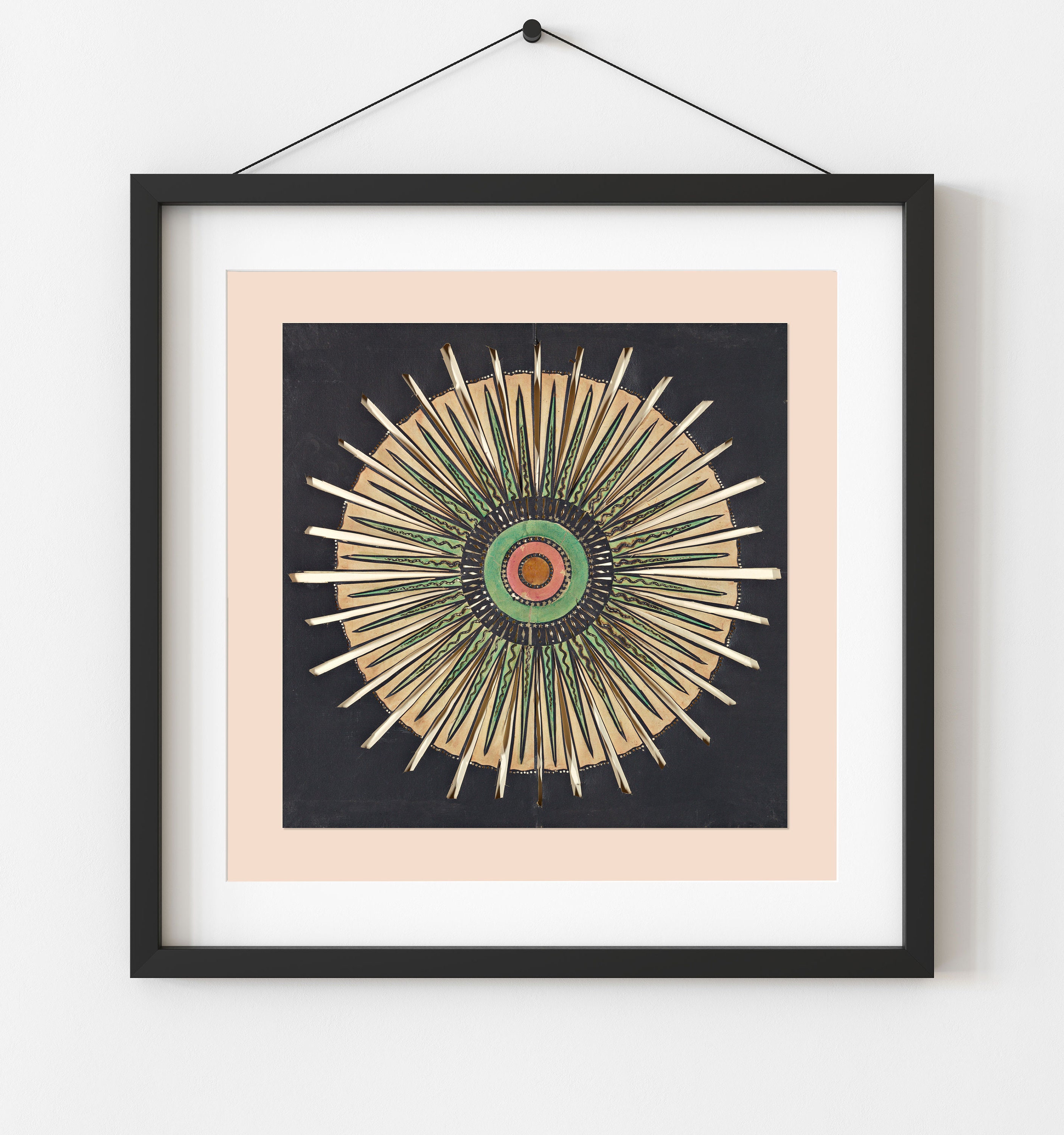 Vintage Circular Star Pattern Printable Wall Art Mandala on | Etsy