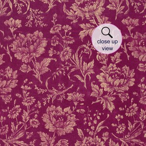 Printable Maroon Roses Textile Print, Dark Victorian Floral Wall Art in ...