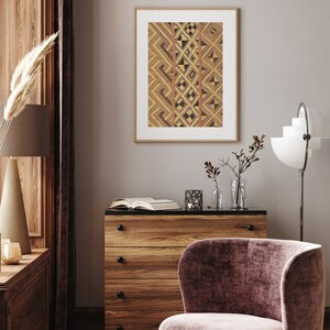 African Tribal Artwork Fabric Wall Art Downloadable Print - Etsy