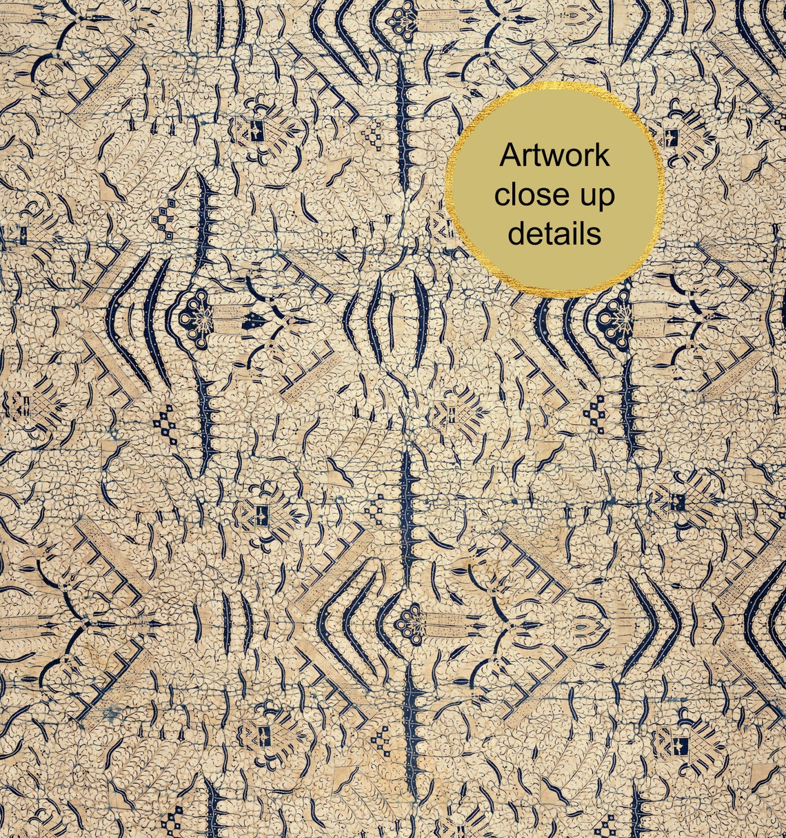 Tribal Cloth Printable Art Batik Print Vintage Textile | Etsy