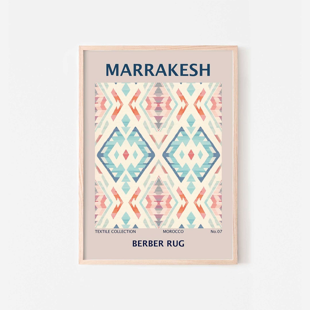 Moroccan Art Print Marrakesh Market Art, Printable World Travel Poster ...