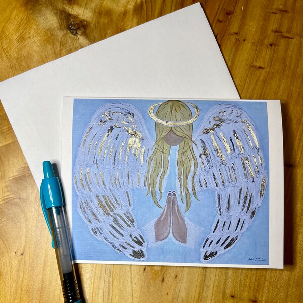 Angel Notecards - Etsy
