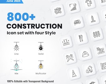 construction icons pack