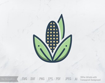 Corn Cob Dxf File - Etsy