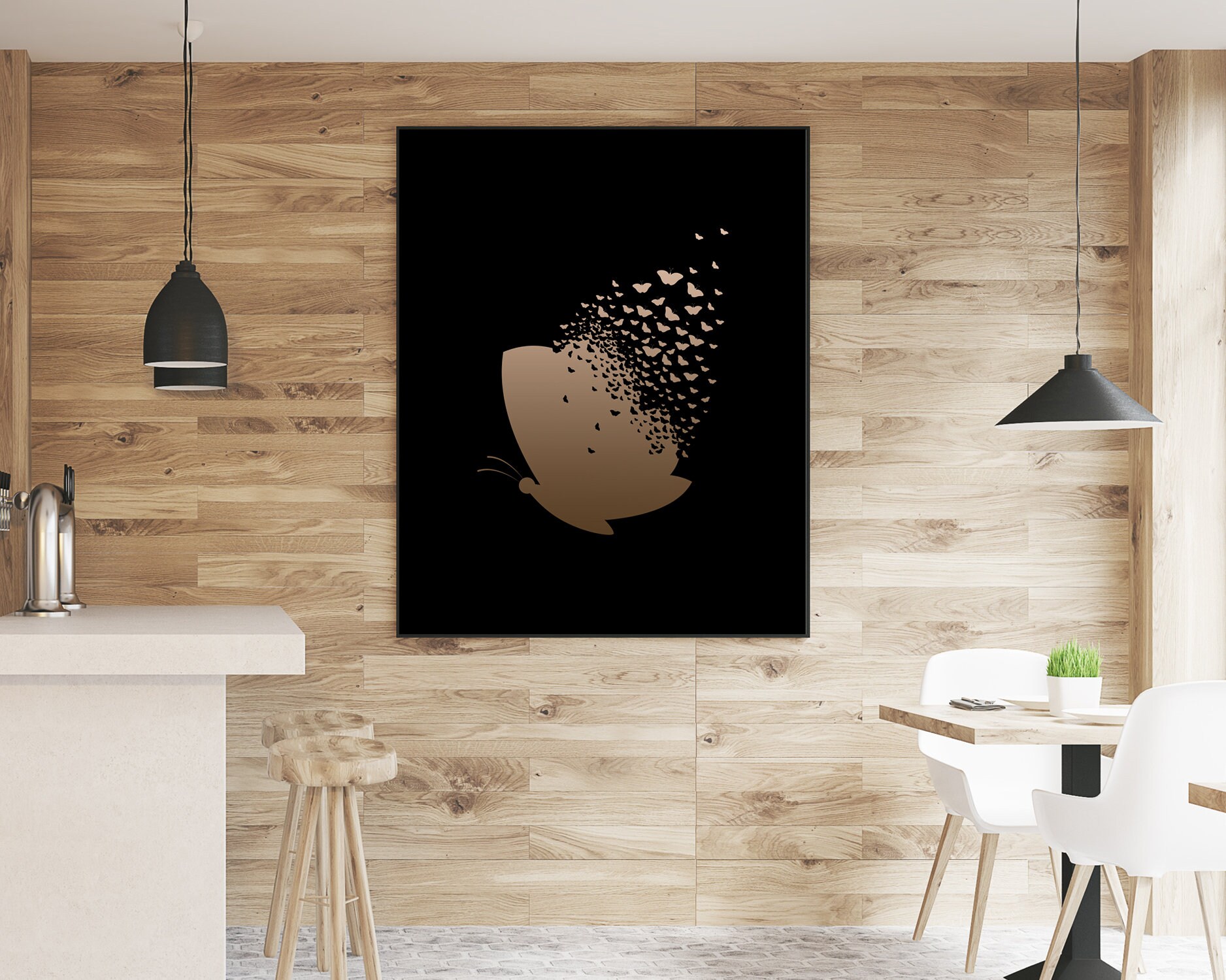 Butterfly, T-shirt, Design, Flock Butterfly, Vector File, SVG ...