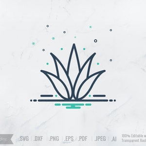 Agave Svg, Agave, Herbal Svg, Herbal, Alovera Svg, Plant, Aloe Vera ...