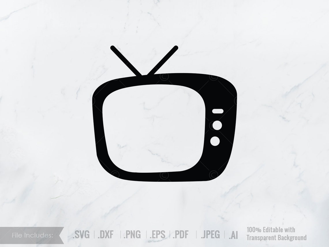 Tv Svg, Tv, Television Svg, Retro Tv Svg, Old Television, Old Tv ...