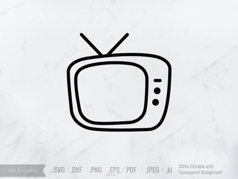 Tv Svg, Tv, Television Svg, Retro Tv Svg, Old Television, Old Tv ...