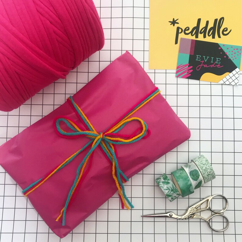 Pink and grey Infinity Necklace Chunky Statement Jewellery | Etsy