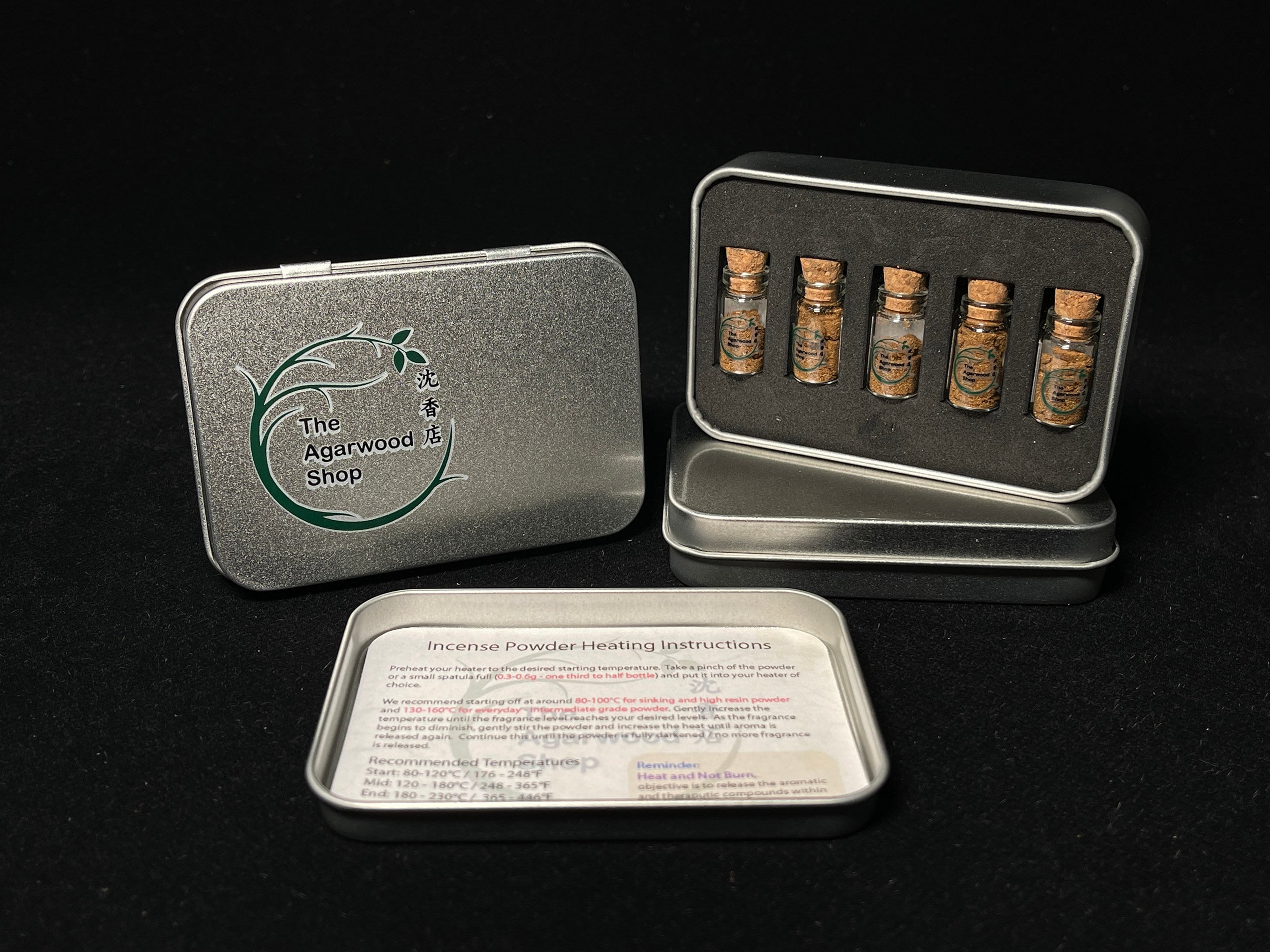 Agarwood and Kynam Incense Powder Sample Pack - Etsy