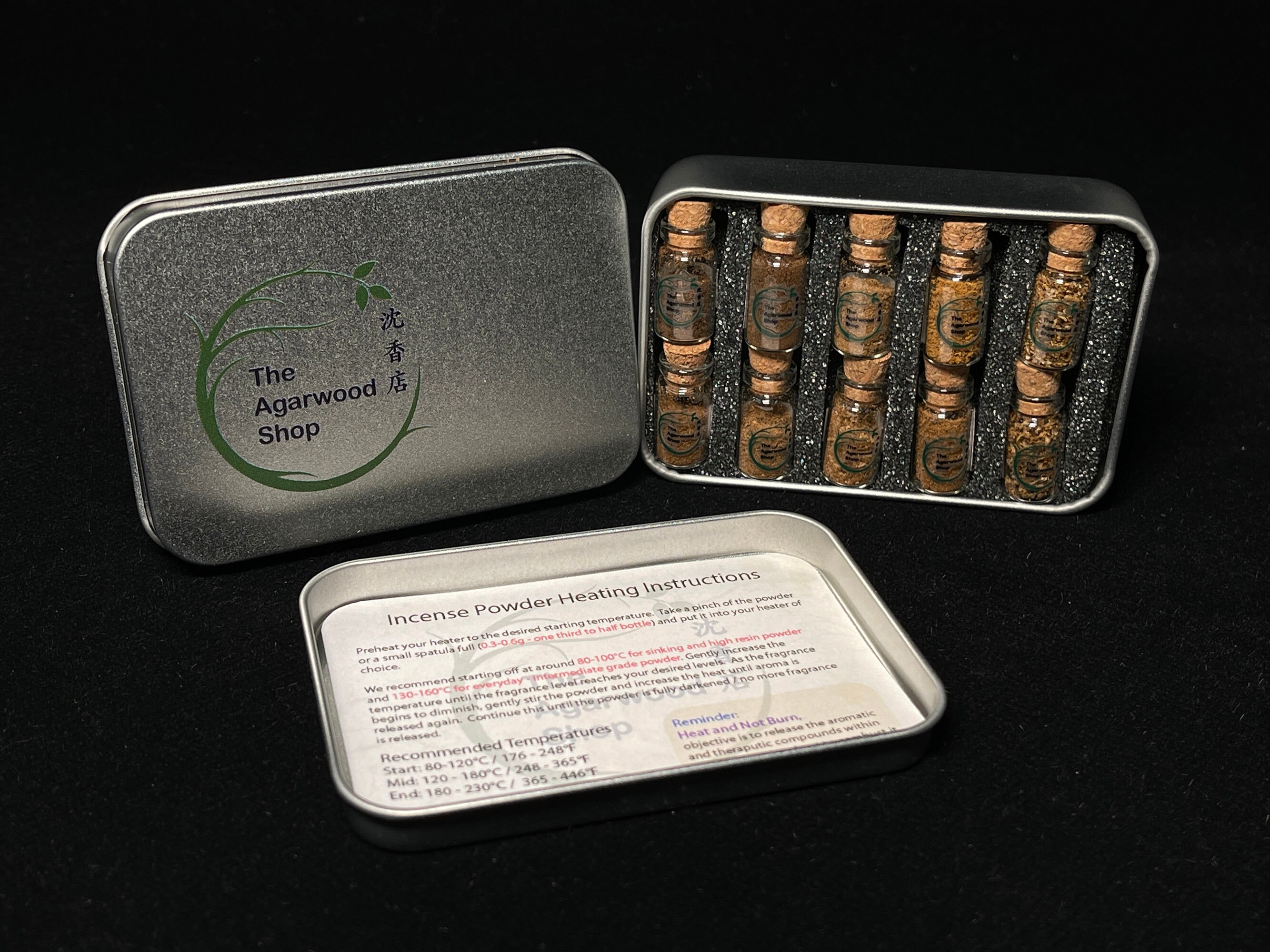 Agarwood and Kynam Incense Powder Sample Pack - Etsy