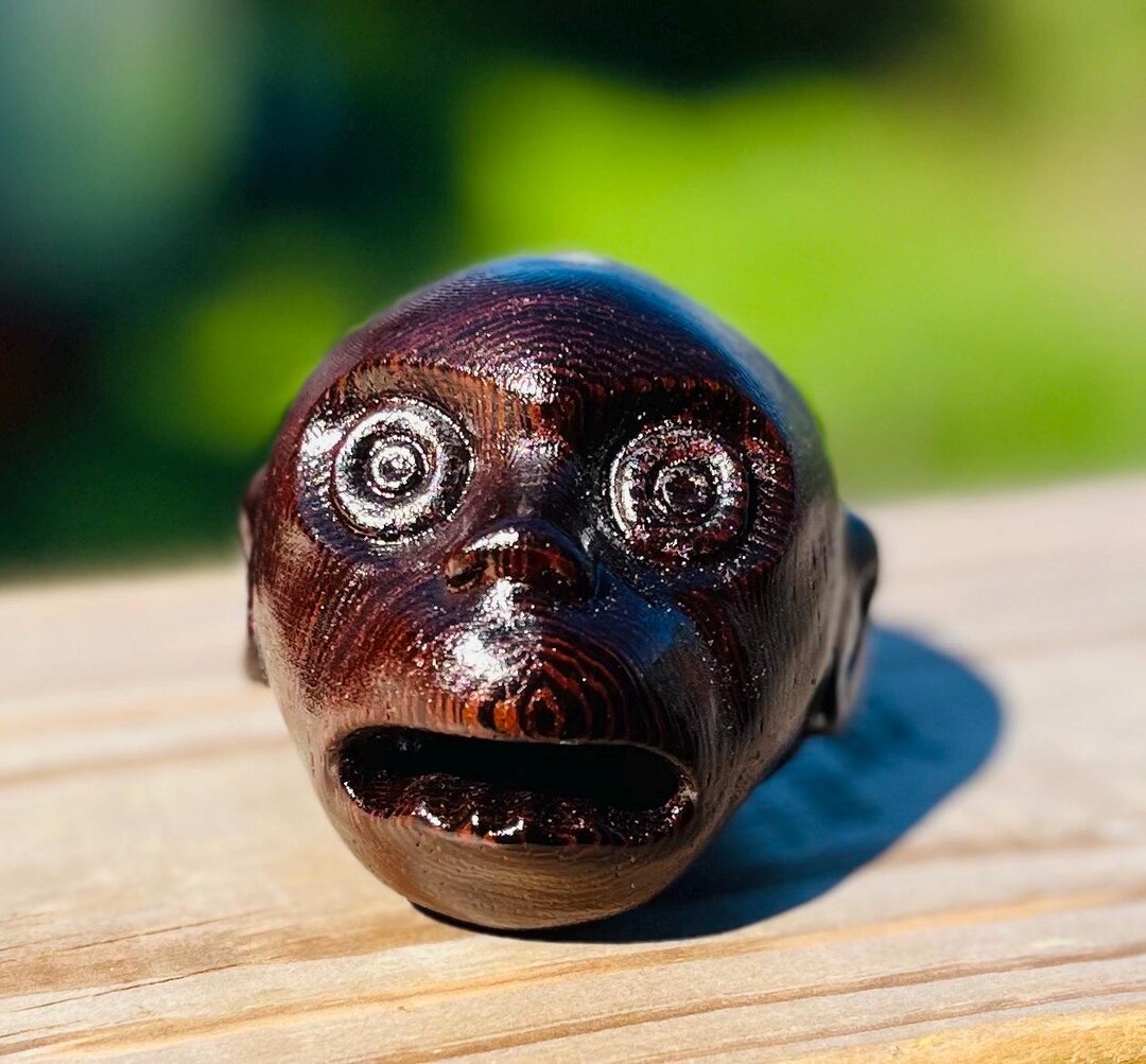 Monkey Head Sculpture - Etsy
