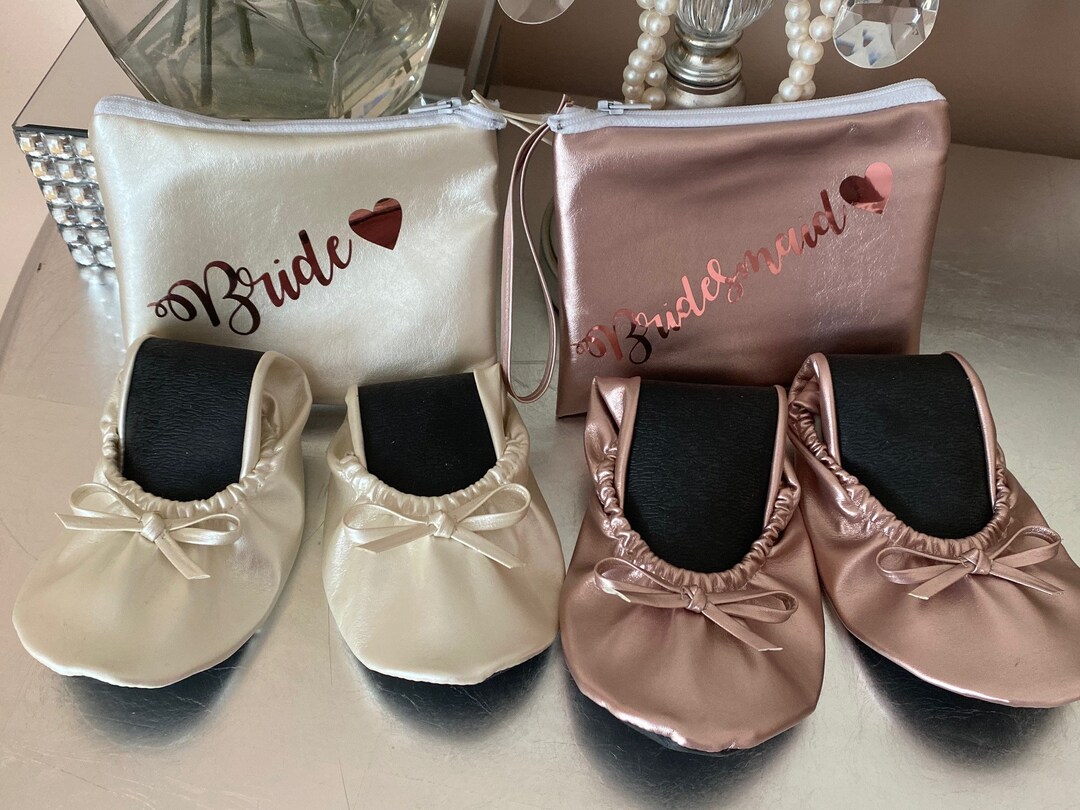 Bridesmaid Gift, Bridesmaid Proposal, Bridesmaid Rollable Shoes ...