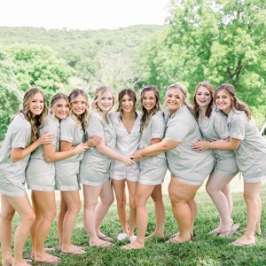 Customized Pajama Set, Bridesmaid Pjs, Bridesmaid Gift, Bridal Shower ...