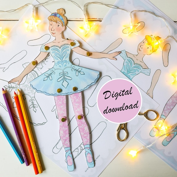 Articulated Paper Dolls - Etsy