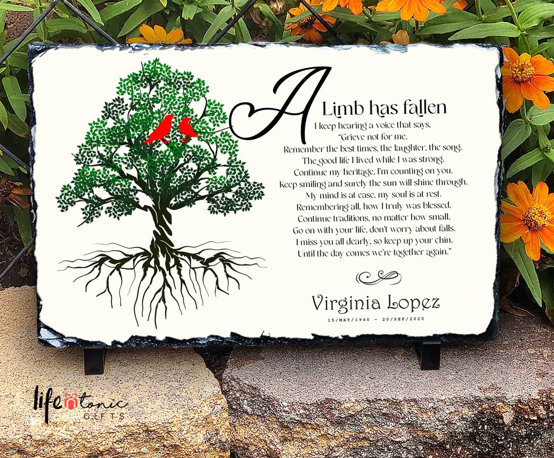 Tree Memorial Stone Baby Loss Sympathy Gift Hummingbirds - Etsy