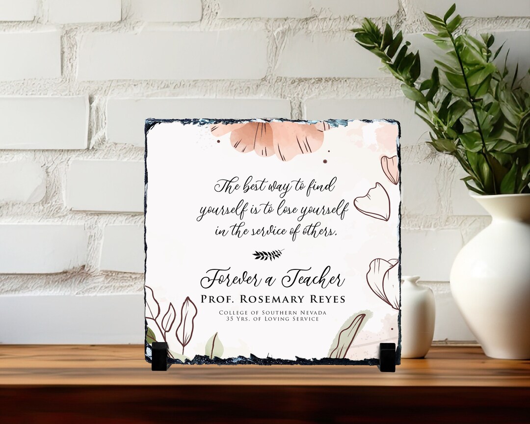 Personalized Teacher Retirement Gift Happy Retirement Gift for Teacher ...