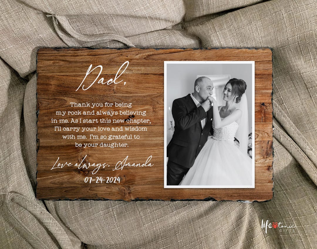 Father of the Bride Gift From Bride, Wedding Gift Dad Dad Wedding Gift ...