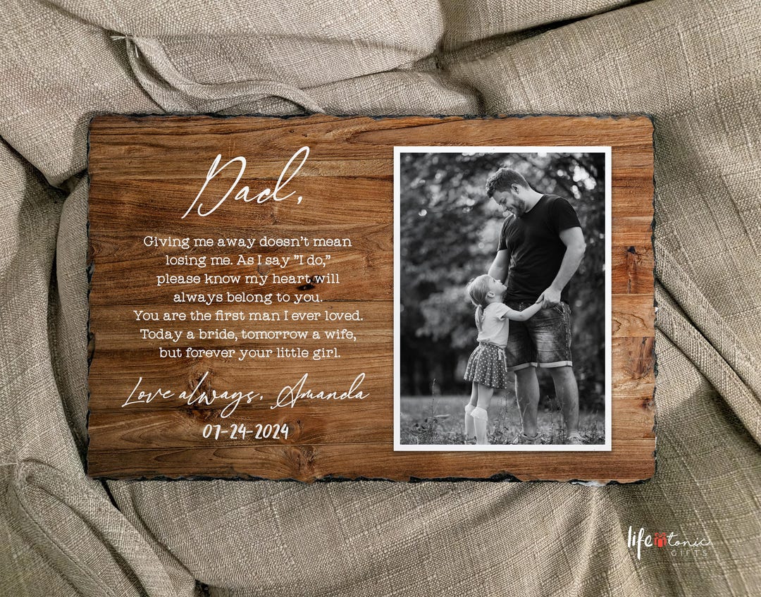Father of the Bride Gift From Bride, Wedding Gift Dad Dad Wedding Gift ...
