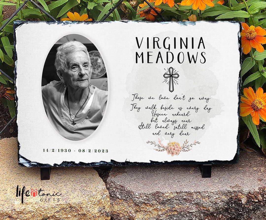 Memorial Stone Memorial Plaque Personalized Memorial - Etsy