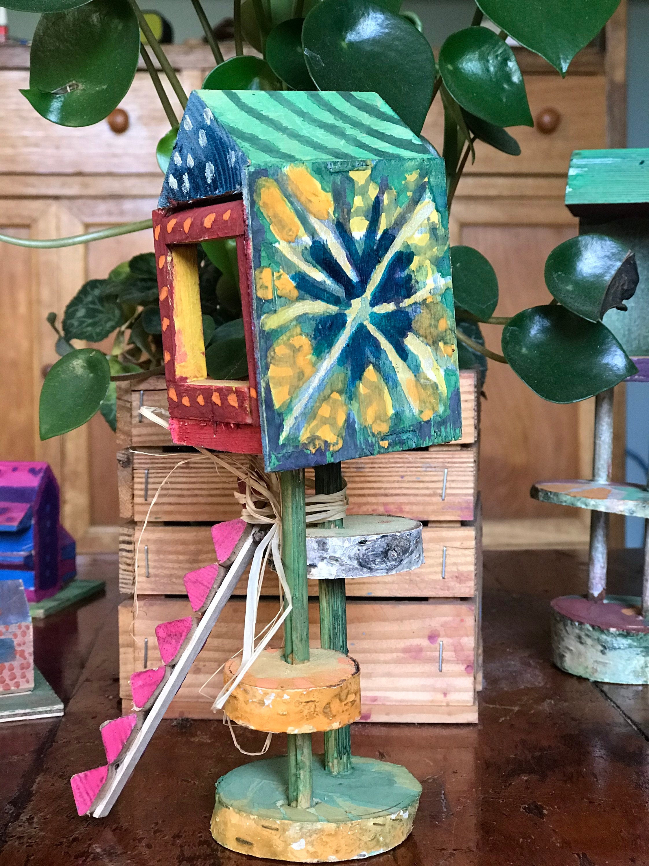 Recycle Tiny Tree House Ideal for Art and Craft Projects Hand Made in ...