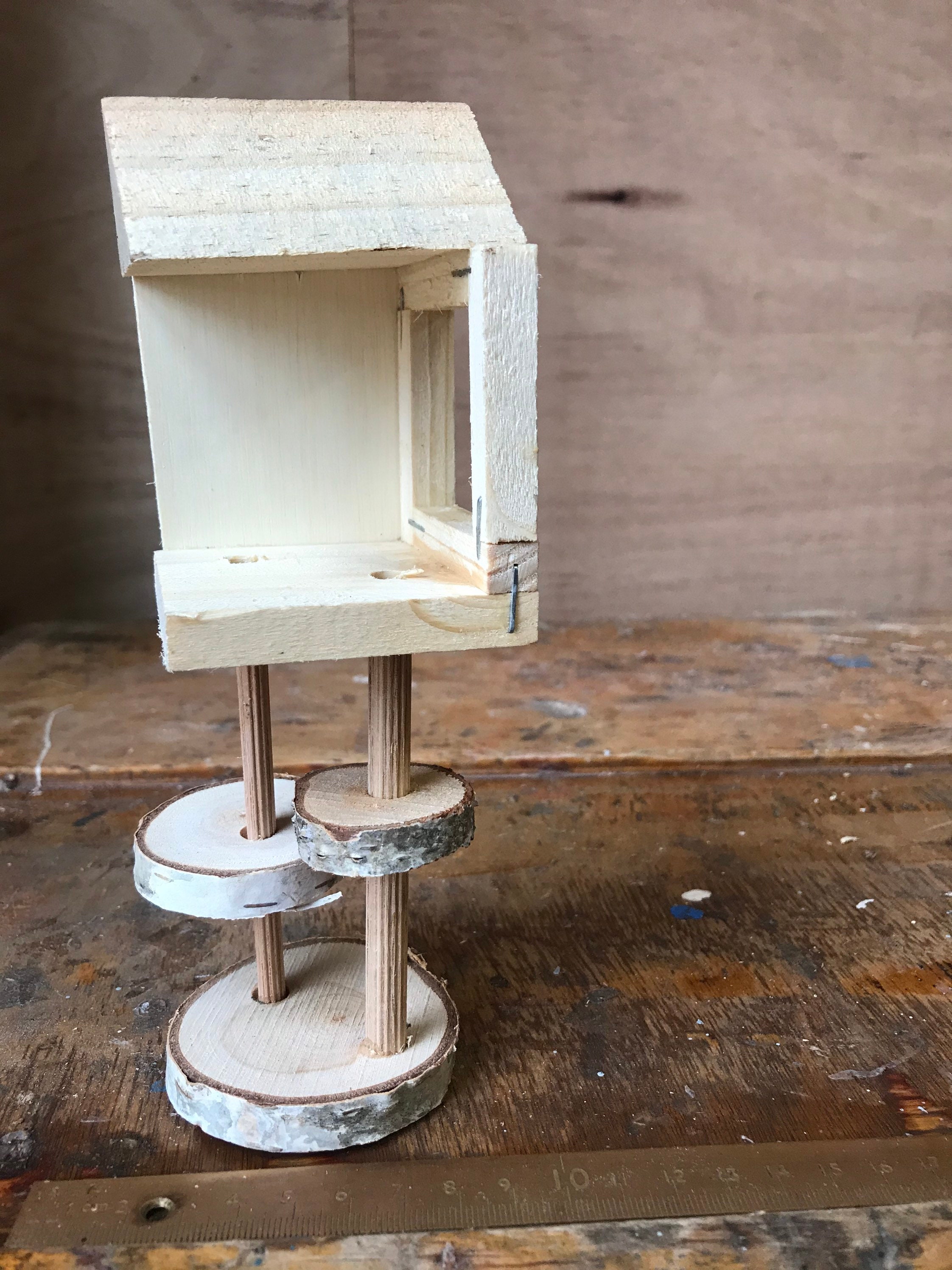 Recycle Tiny Tree House Ideal for Art and Craft Projects Hand Made in ...