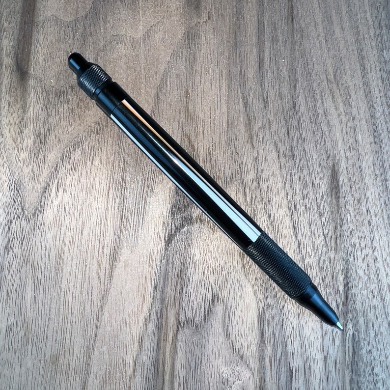 Everyday Carry Ballpoint Click Pen With Black Anodized Aluminum ...