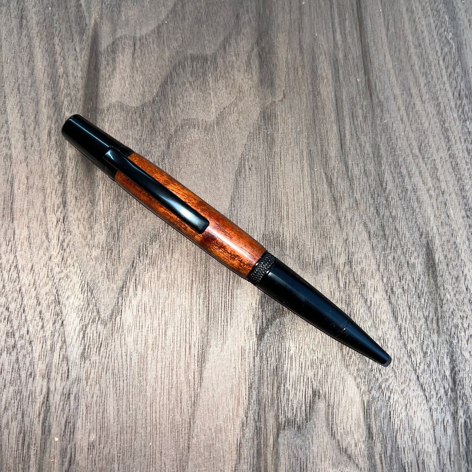 Black Ballpoint Sierra Twist Pen With Inlayed Hand Plane and a Hand Saw ...