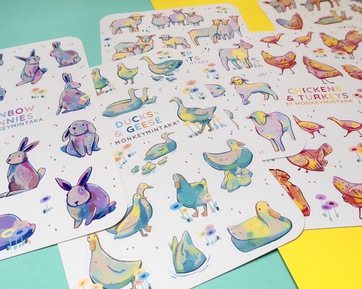 Animal Sanctuary Stickers Sheet Planner Stickers Bujo | Etsy