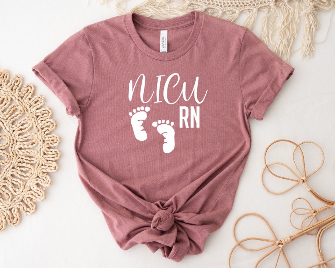 NICU Nurse Shirt, NICU Rn Tee, Neonatal Icu Shirts, Neonatal Intensive ...