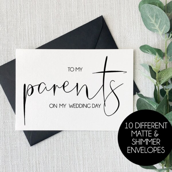 Letter to Parents - Etsy