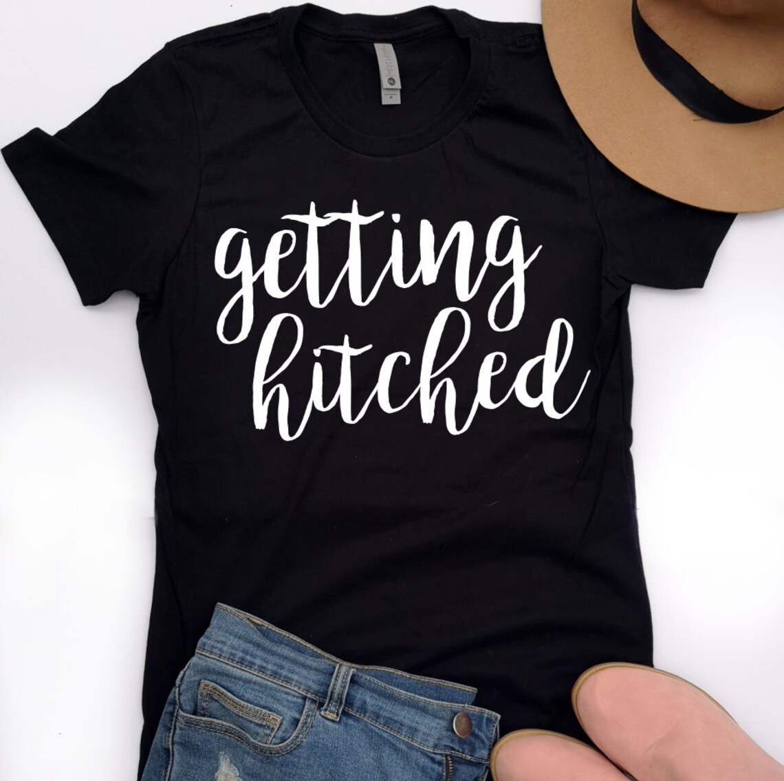 Funny Engaged Shirt Getting Hitched Engagement Gift - Etsy