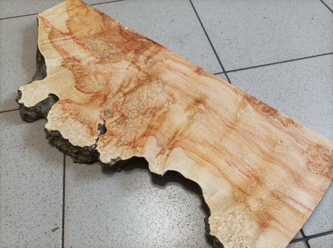 Big Maple Spalted Burl Board Slab Wood Burl Block,woodworking Lumber ...
