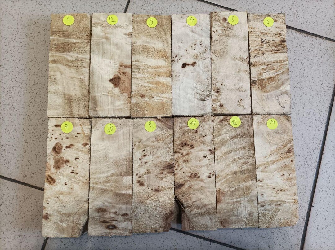 Poplar Spalted Wood Knife Scales Blanks,knife Block,woodworking Lumber ...