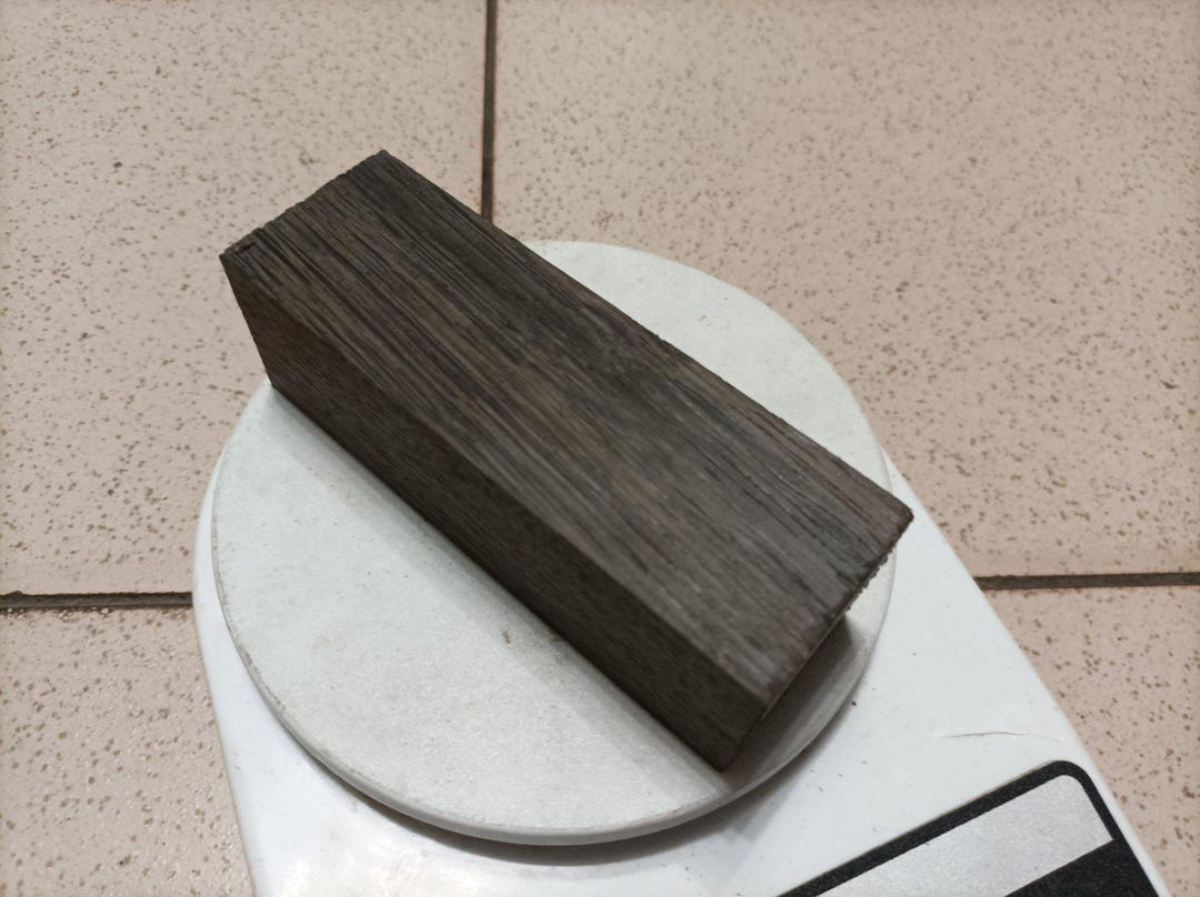 Wood Knife Scales,bog Oak, 40x40x120mm Morta Wood,knife Scales .knife ...